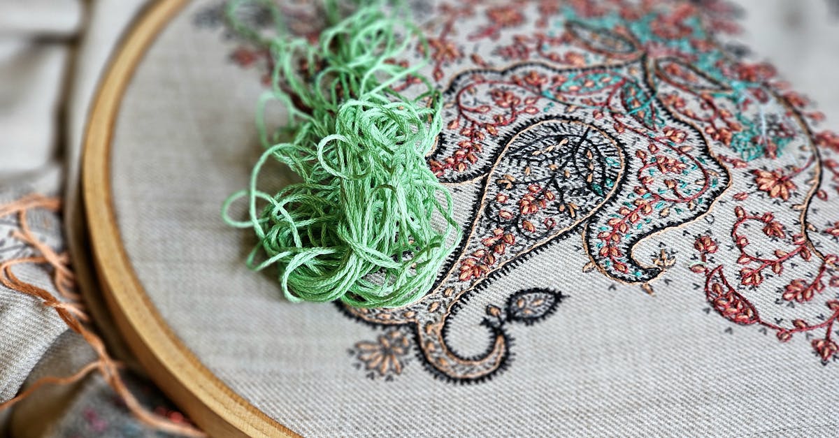 Broderie durable : astuces pour garder qualité et plaisir